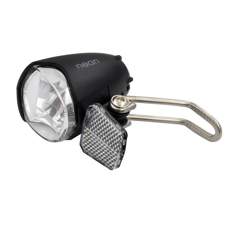 nean LED 70 LUX Fahrrad Dynamo-Frontleuchte mit Lichtautomatik, Stand